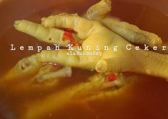 Resep Lempah Kuning Ceker (Khas Bangka) oleh Resep ala "Bubun Rey ...