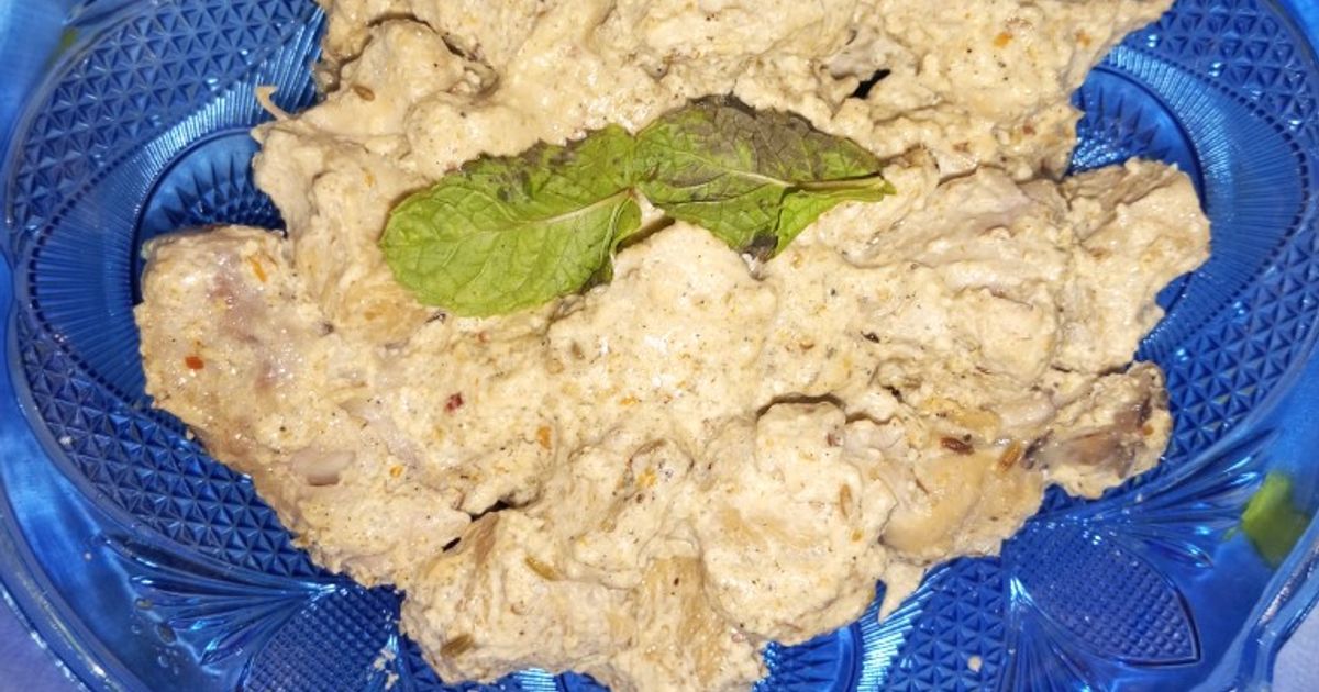 Chicken Creamy Boti Recipe by Aqsa mukhtiar - Cookpad