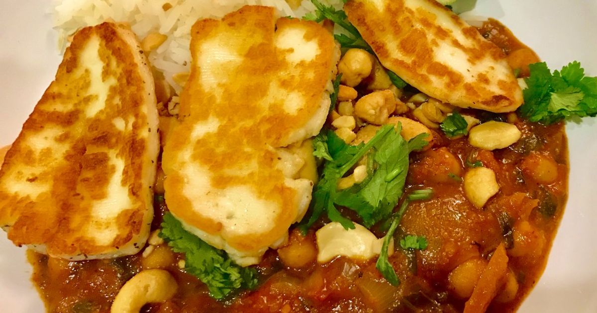 Halloumi And Cashew Curry Recipe By Mark Wheatley