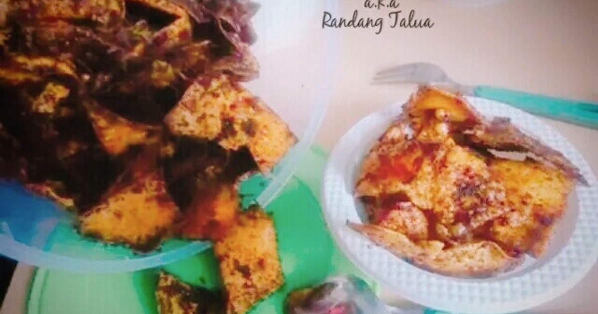 Resep Keripik Telur Bumbu Rendang A.K.A Randang Talua + Tips Memasak ...