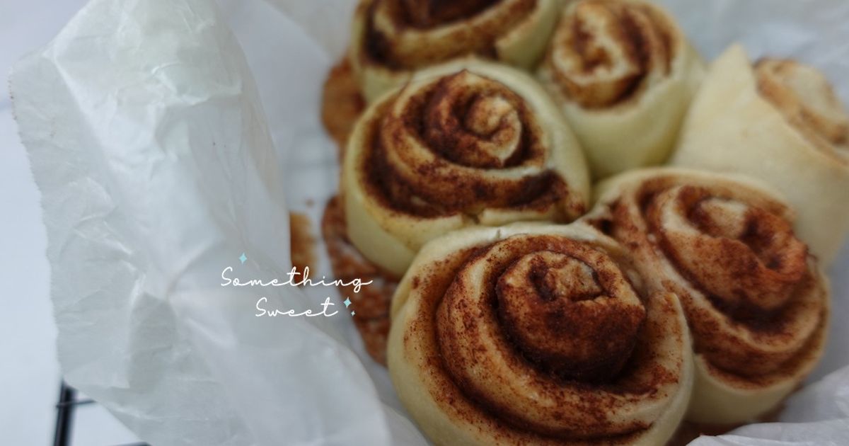 [Vegan Oil Free] Cinnamon Rolls Recipe By Something Sweet 來點甜吧 純素烘焙