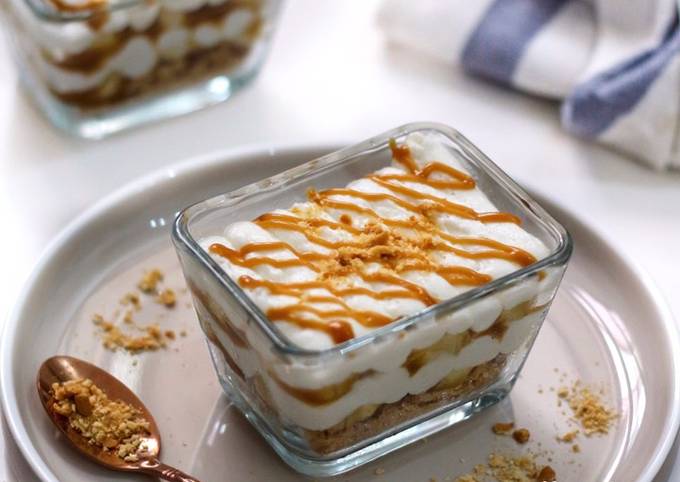 Resep Banoffee Pie Dessert Box (no bake dessert) oleh Moona's Kitchen ...