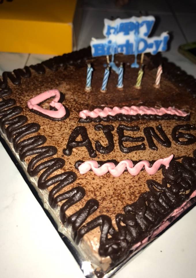 Resep Cake ultah roti tawar oleh Ms. Cooking - Cookpad