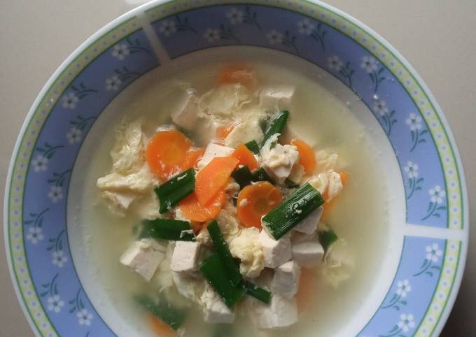 Resep Sup Tahu Telur oleh Nurul Azhari - Cookpad