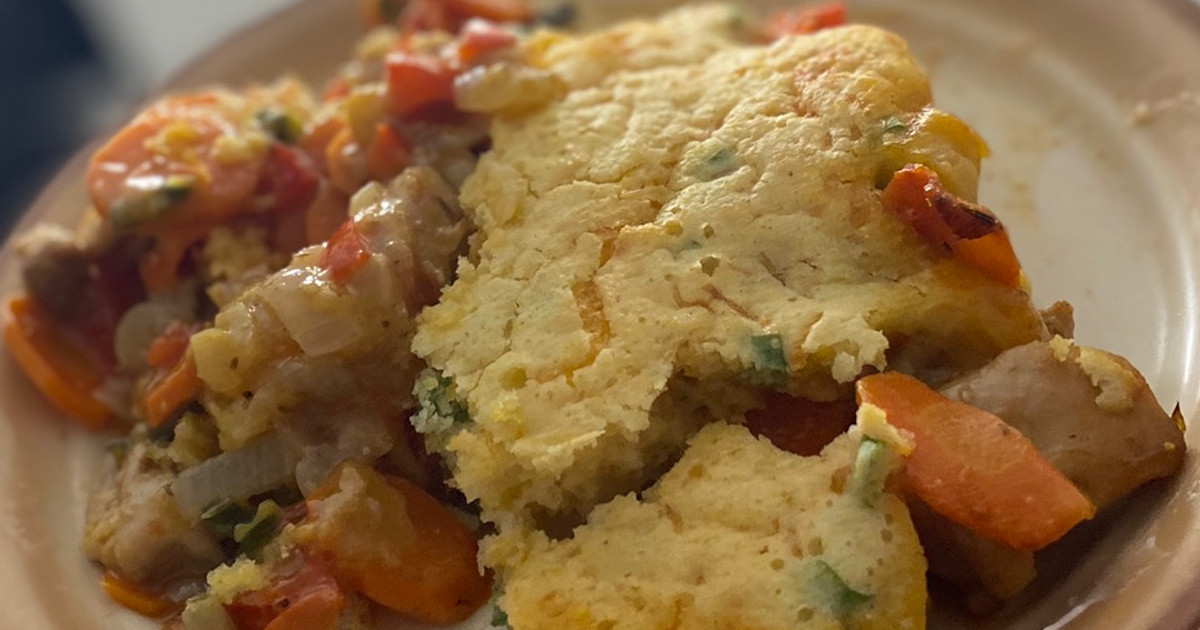 Cajun Chicken Thigh Pie Recipe by Sav & Sky