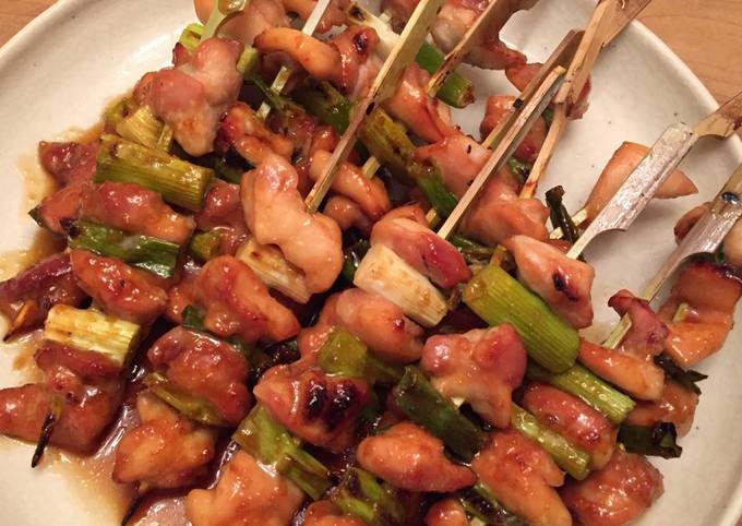 Yakitori 焼き鳥 Negima Recipe by bistro naomi - 尚美食堂 - Cookpad