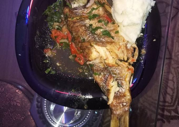 Ugali fish Recipe by Gladyka Kavata - Cookpad