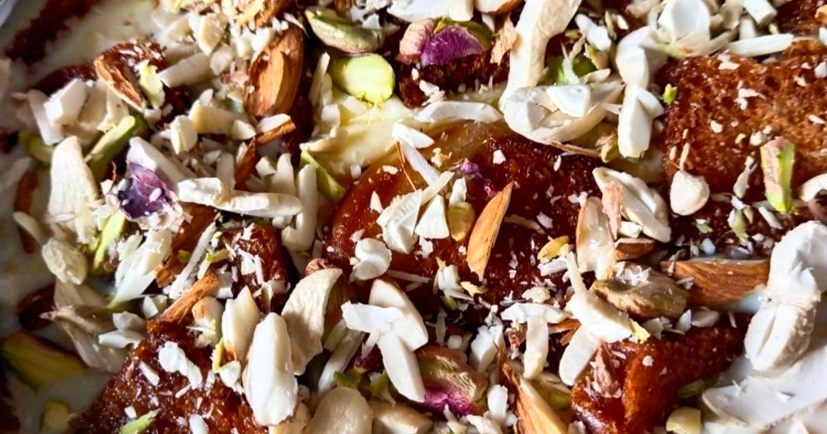 Bread desert (left over Bread) Recipe by Mahua Dutta - Cookpad