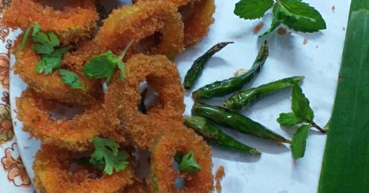 Parwal Ke Crispy Rings रेसिपी बनाने की विधि in Hindi by Sangeeta Daga ...