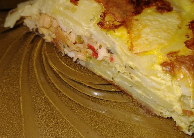 Tortilla rellena Receta de Maica Uazzi- Cookpad