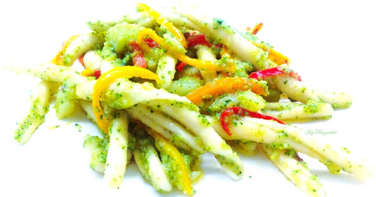 Ricetta Fileja con broccolo verde e mini peperoni di Tony Mazzanobile ...