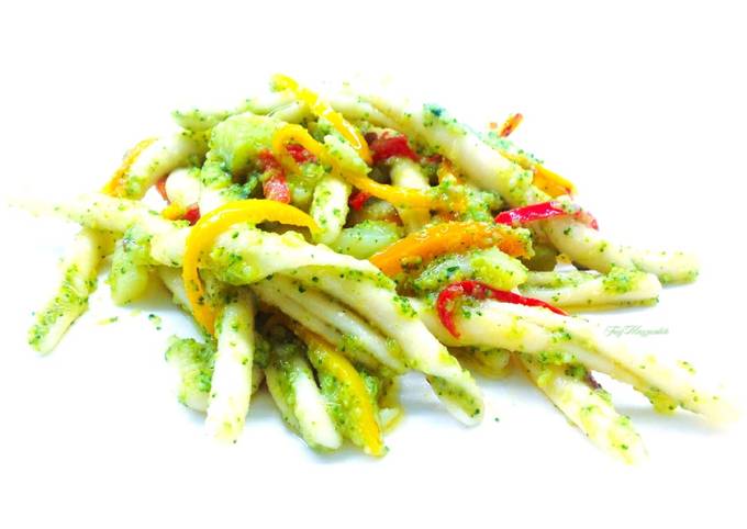 Ricetta Fileja con broccolo verde e mini peperoni di Tony Mazzanobile ...