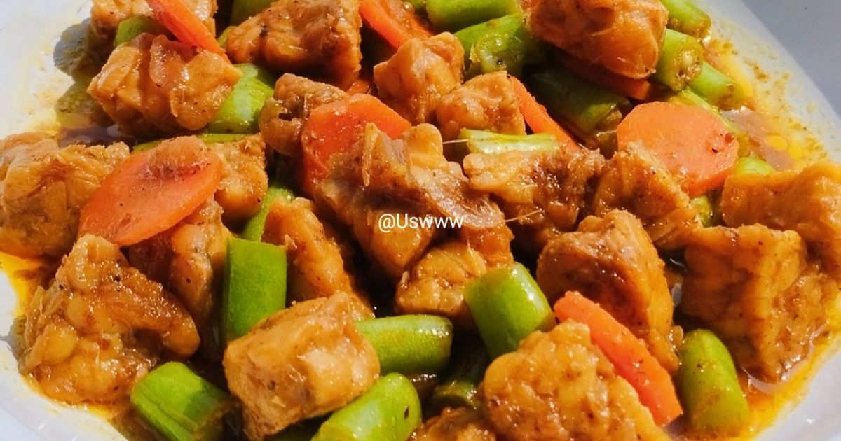 Resep Tempe Curry Simple (Sehat Anak Kos) oleh Uswww - Cookpad