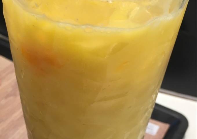 Resep Es sago putih mangga oleh Purwanti Pratama - Cookpad