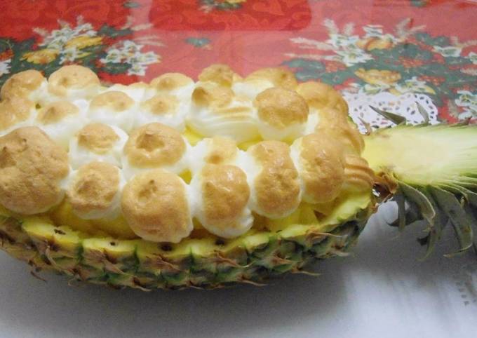 Piña rellena Receta de Mari Carmen- Cookpad