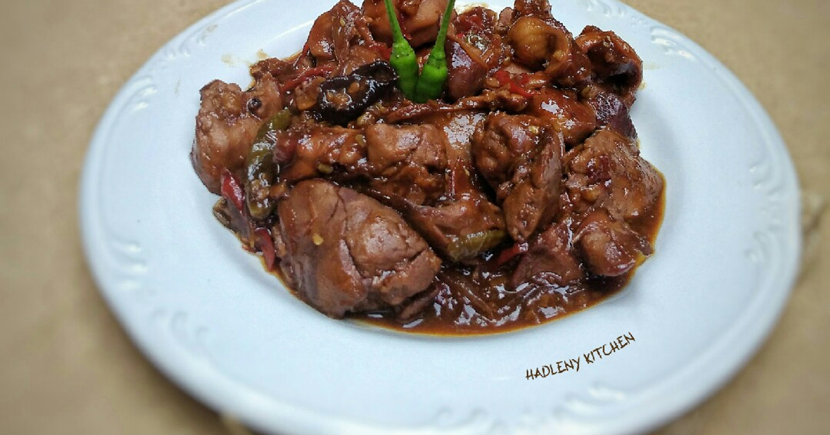 Resep Ati Ampela Asam Manis Pedas oleh Hadleny Kitchen - Cookpad