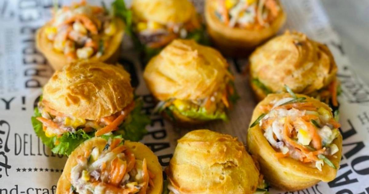 Resep Sus Tuna Salad oleh Mena Andriana - Cookpad