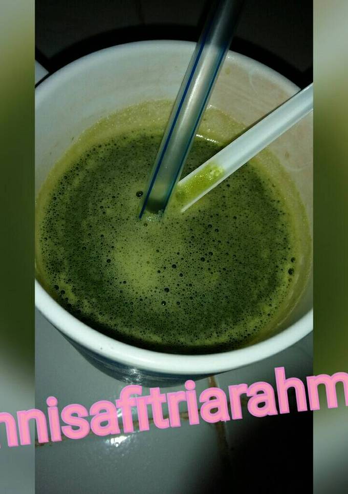 Resep Jus Sawi + Timun (Menu Diet GM Day 6) oleh N I C A - Cookpad