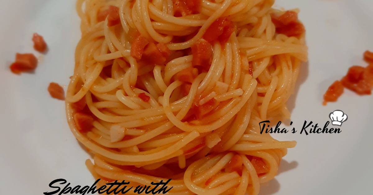 117 resep spageti saus buatan sendiri saos tomat enak dan mudah - Cookpad