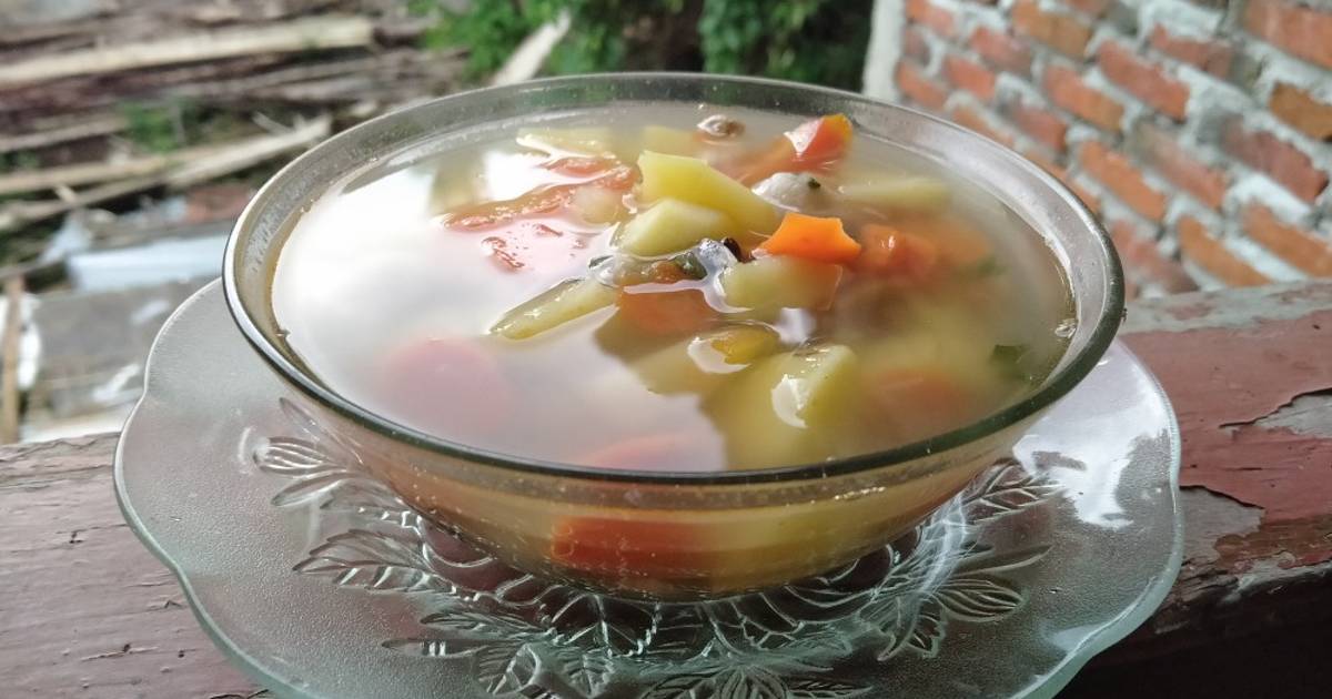 Resep SUP bening dan rasanya mantul oleh Nora أم زبير - Cookpad