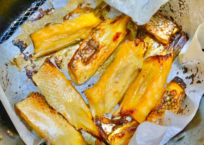 Cách Làm Món Vây Cá Hồi Nướng Teriyaki NCKD của Bòn Bon - Cookpad