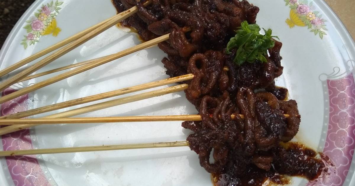 Resep Sate Usus Pedas Manis oleh dapurdelia - Cookpad