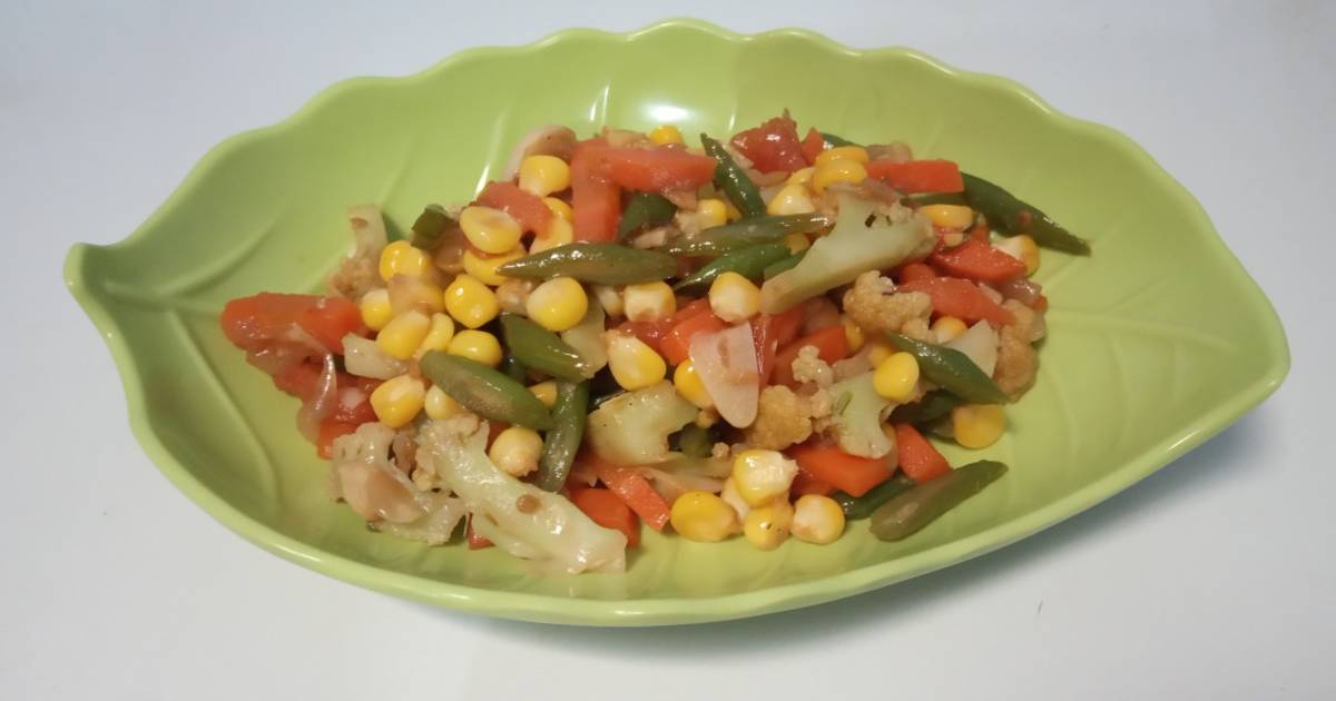 Resep Tumis Mix Jagung, Wortel, Buncis, Kembang Kol oleh MAR - Cookpad