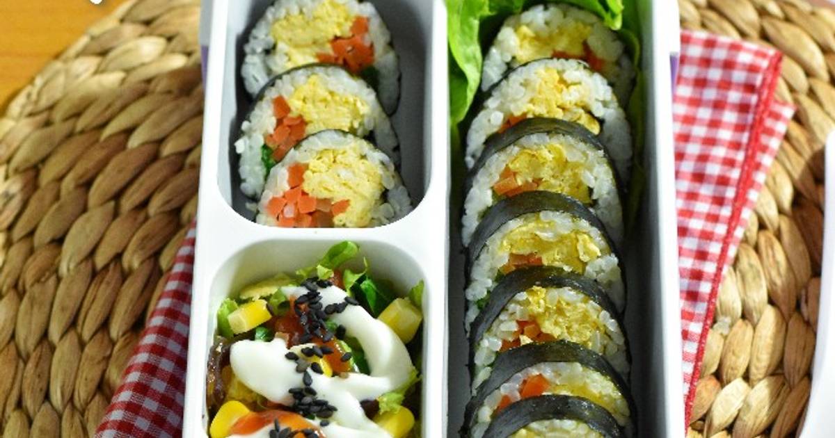 762 resep kimbab telur enak dan mudah - Cookpad
