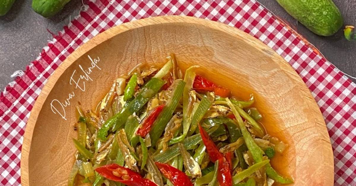 25 resep tumis timun teri pedas enak dan mudah - Cookpad