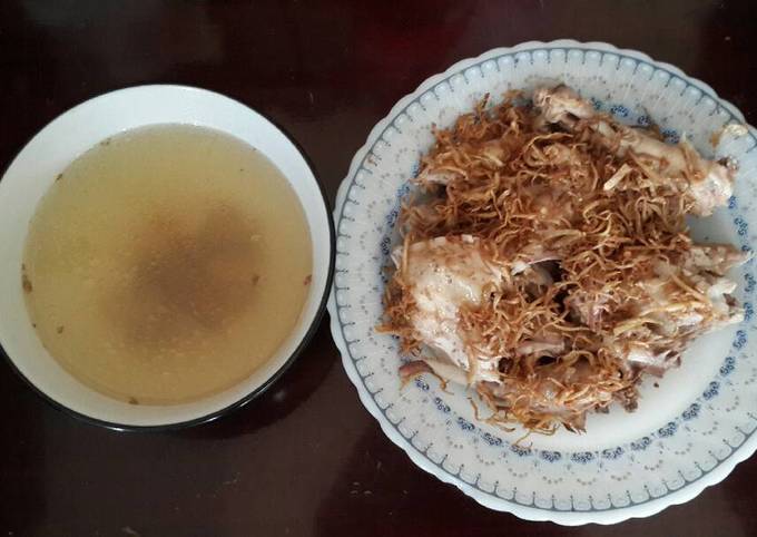 Resep ayam tim jahe goreng oleh susie - Cookpad