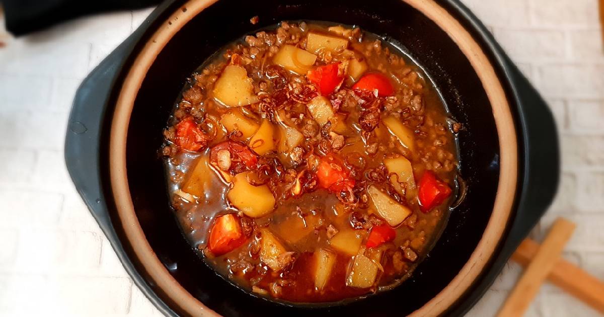Resep 326. Semur Daging Giling oleh tehitaa - Cookpad