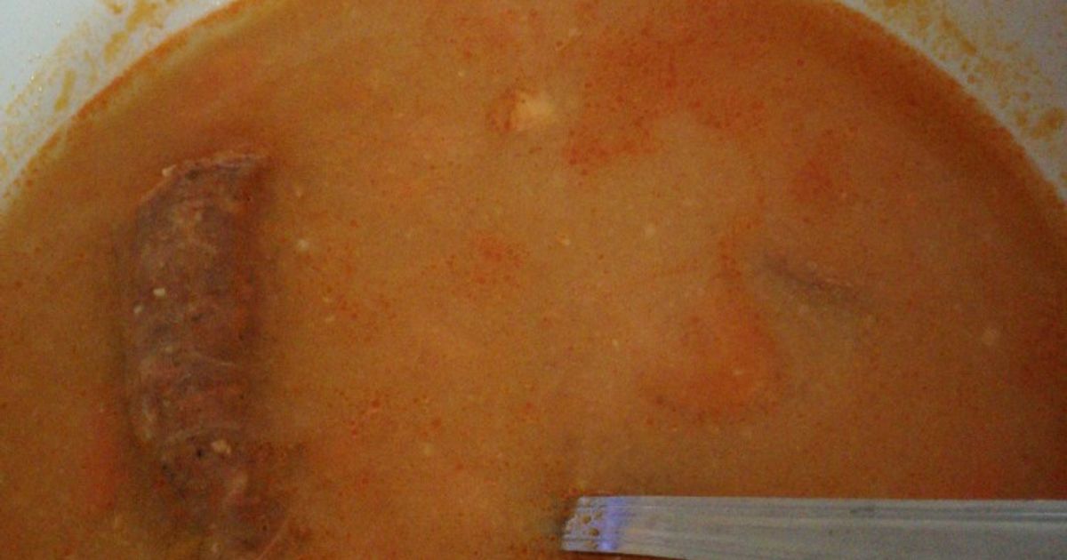 Sárgaborsó Leves Kolbásszal | Mária Harsányi receptje - Cookpad receptek