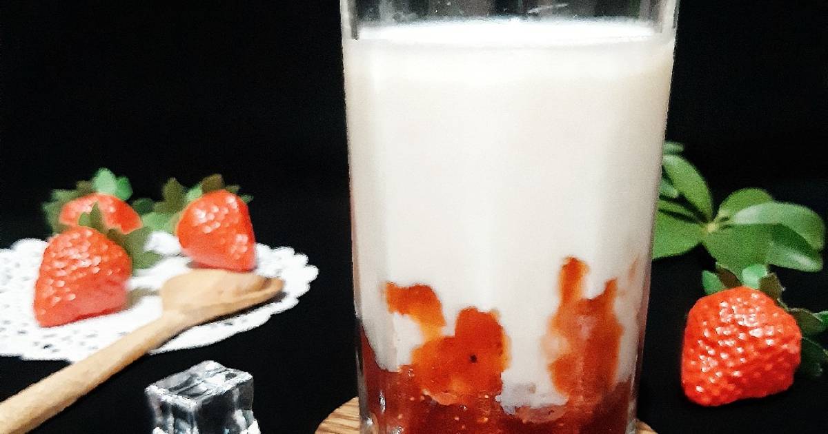 10.425 resep susu stroberi enak dan sederhana - Cookpad