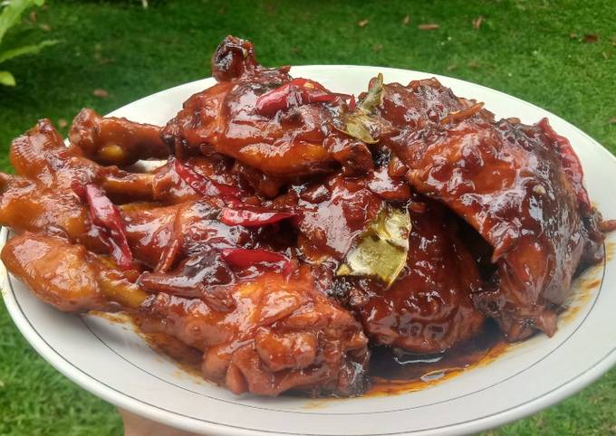 Resep Resep Ayam Kecap Manis Pedas Saus Kental Olahan Ayam Irit Minyak
