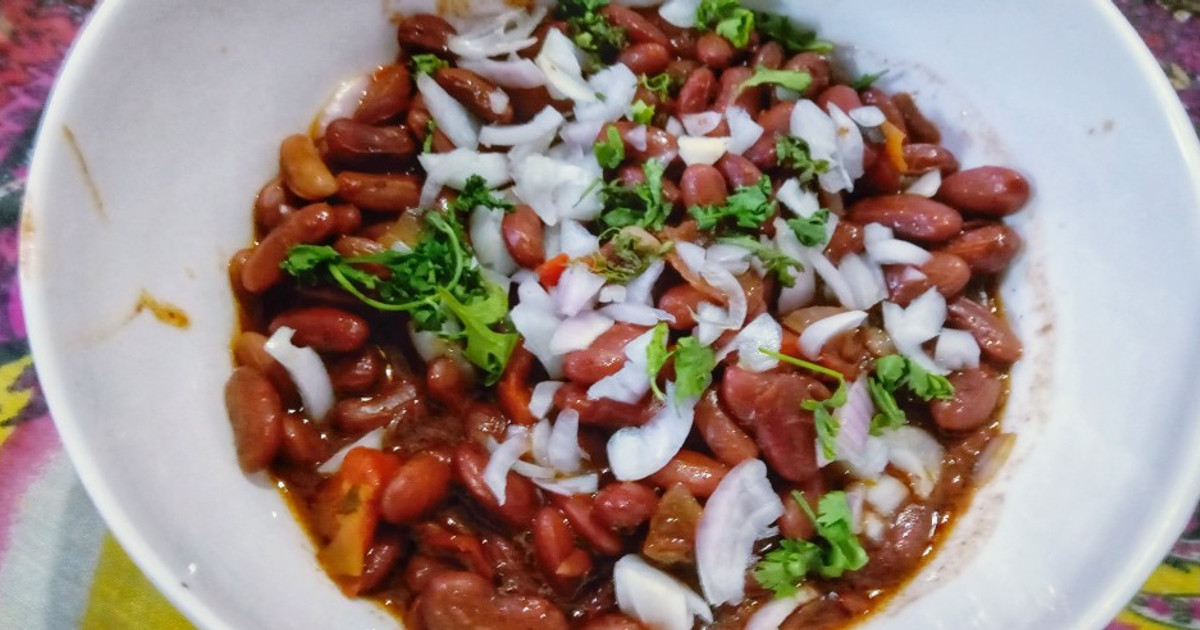 Red Beans Chaat Recipe by Mrs Farhan - Cookpad