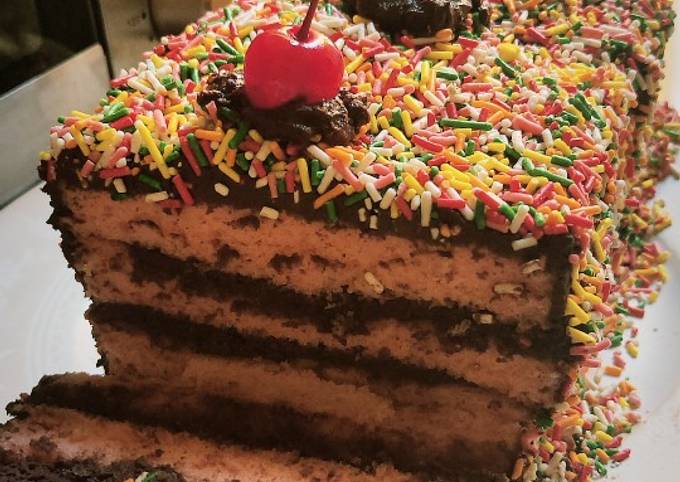 Resep Ice Milo Cake oleh niken irawati - Cookpad