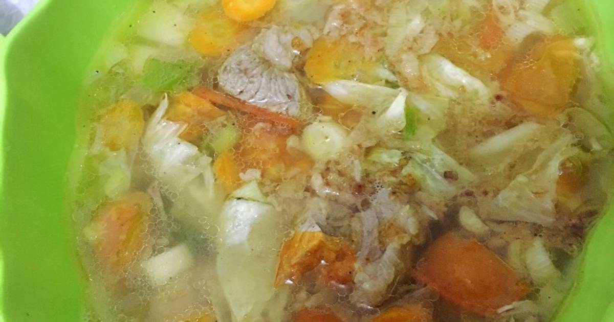 Resep Sop daging sapi rasa spesial oleh DeRa - Cookpad