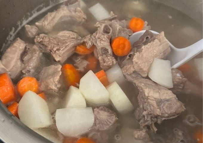 Resep Paikut / iga babi lobak wortel oleh Yui Yuliana Pinkz - Cookpad