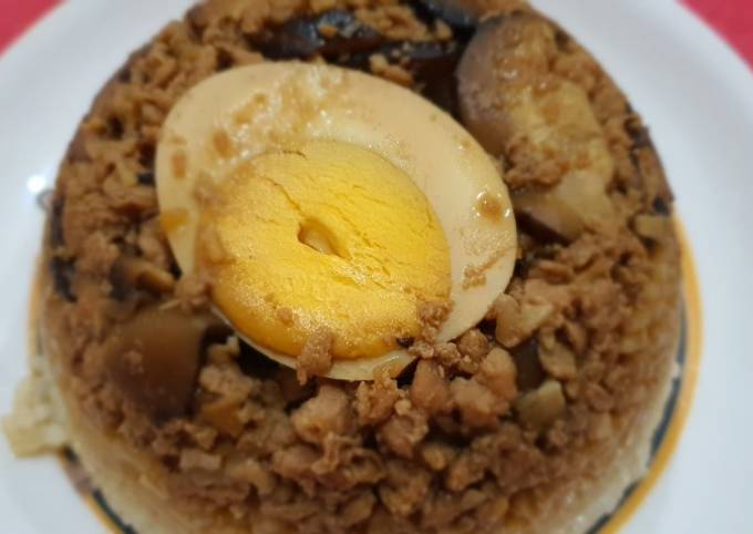 Resep Nasi Tim Ayam Jamur oleh Reethania - Cookpad