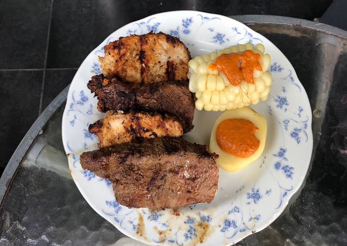 Parrilla Receta de Ricardo del Aguila- Cookpad