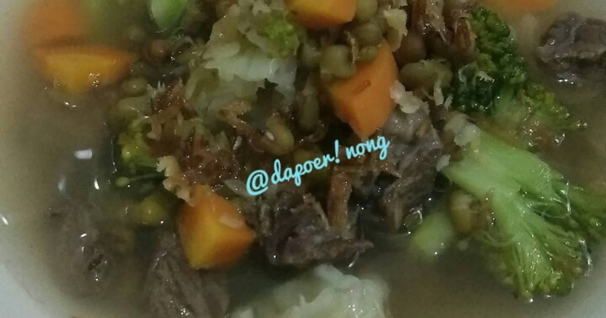 Resep Soup daging kacang hijau oleh Ika Mahendra Moenif - Cookpad