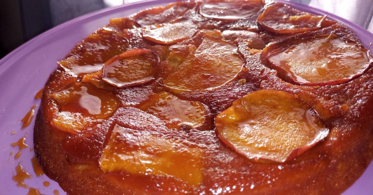 Torta invertida de manzana Receta de vero oses- Cookpad