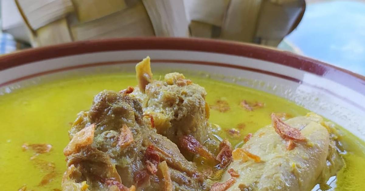 Resep Opor Ayam Kuning oleh Srie Wardaningsih - Cookpad
