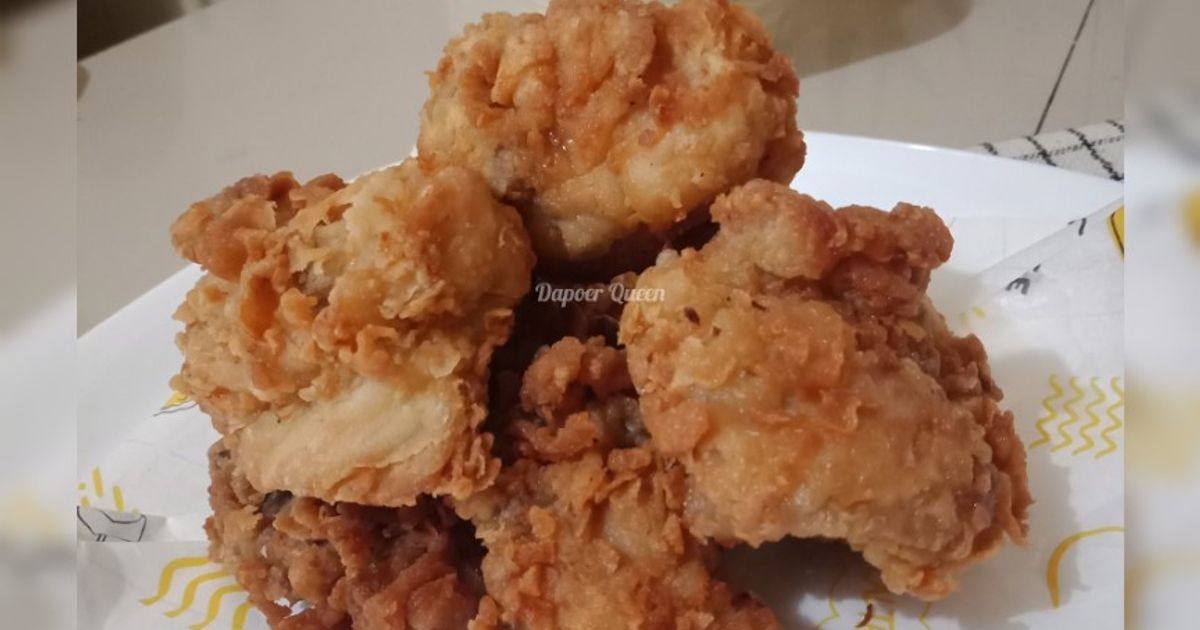 Resep Ayam Goreng Tepung Simpel oleh Dapoer Queen - Cookpad