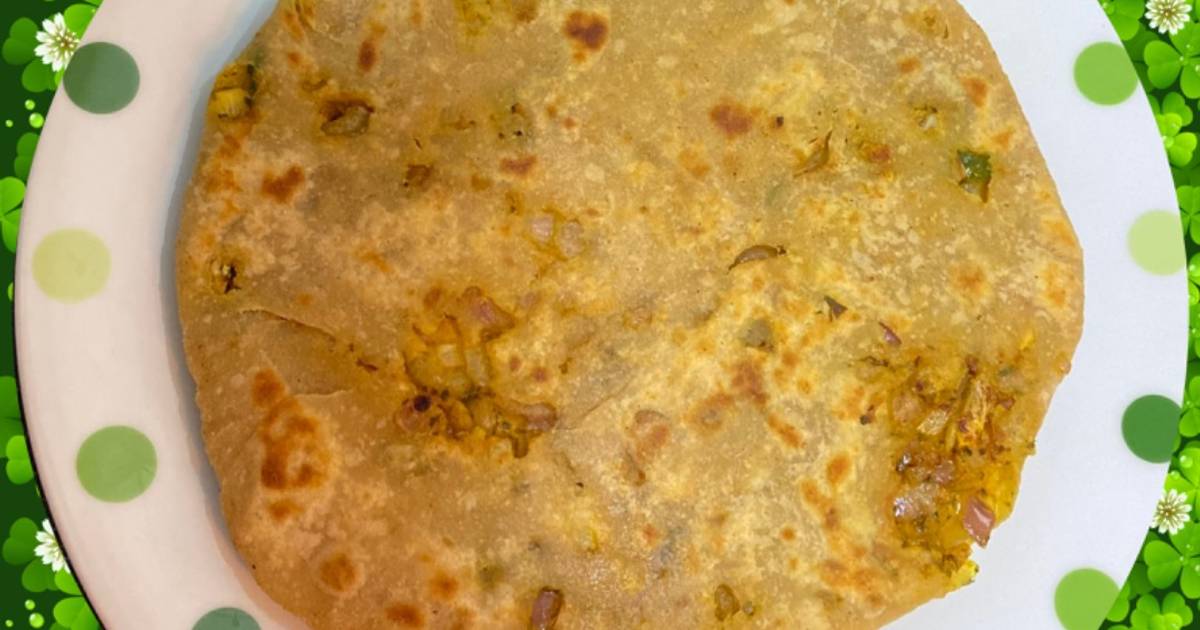 Pyaz ka paratha Recipe by BhuviKannan @ BK Vlogs - Cookpad