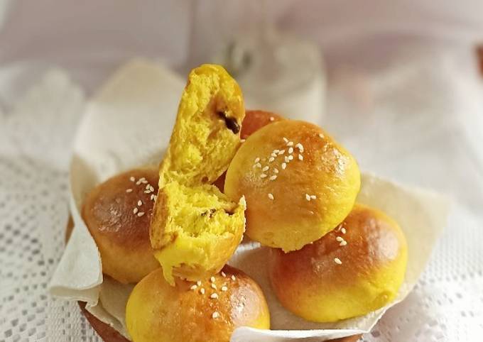 Resep Roti Manis Labu Kuning oleh Ibu Tina - Cookpad