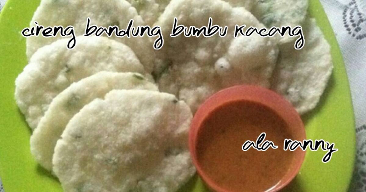 Resep Cireng Bandung Bumbu Kacang Oleh Ranny Tanudibrata Cookpad