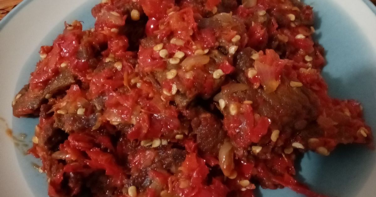 Resep Dendeng Balado oleh Dapur B'wish - Cookpad
