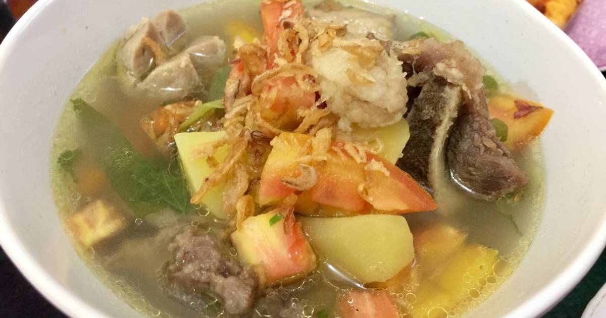 Resep 20. Sop Iga Bakso sapi Ala Mommy #BikinRamadanBerkesan oleh Sri ...