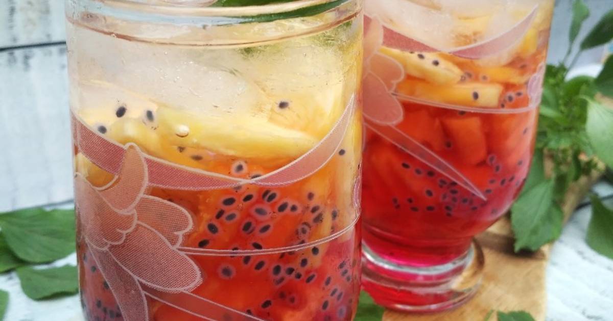 Resep Es Buah Simple #bikinramadanberkesan oleh Nisa Ulfa - Cookpad